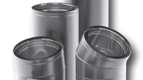 77L71 Direct Vent 4.5 / 7.5 12" Rigid Section of Secure Vent Pipe SV45